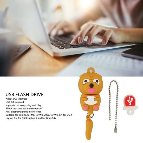 Clé USB de dessin animé - DIOCHE - USB 2.0 - 4 Go - Chien mignon - Plug ...