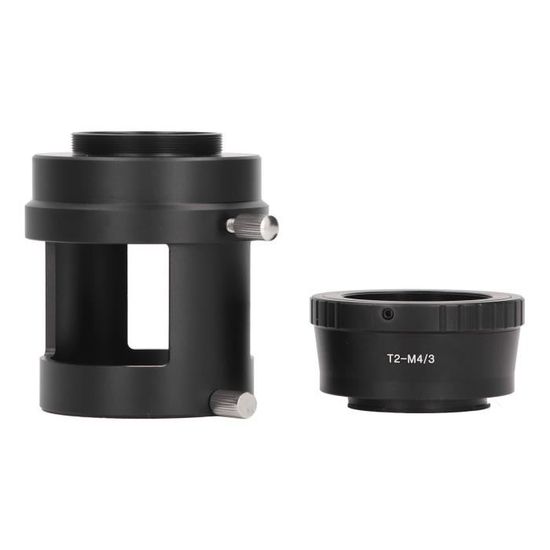 Qiilu Spotting Scope Camera Adapter with T Ring Adapter Spotting Scope ...
