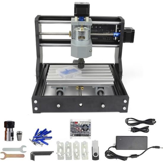 RATTMMOTOR CNC Fraiseuse 1610 Pro Machine à Graver 3 Axes CNC Routeur ...