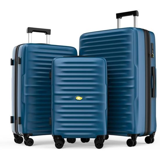 Valises Cabine Extensible Trolley Rigide Sets De Bagages 4 Roulettes ...