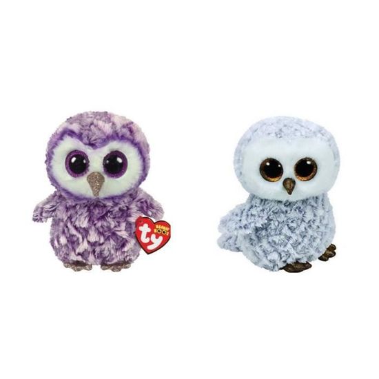 Ty - Peluches - Beanie Boo's - Moonlight La Chouette & La Chouetteette ...
