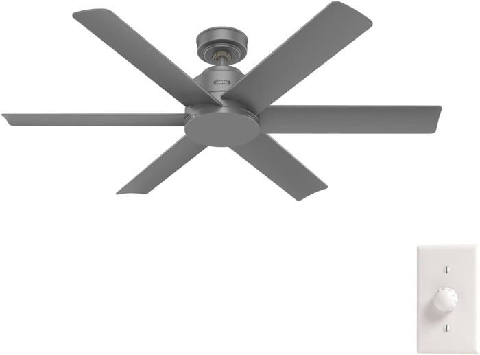 FAN Ventilateur de Plafond Kennicott 112 cm pour Intérieur et Extérieur ...