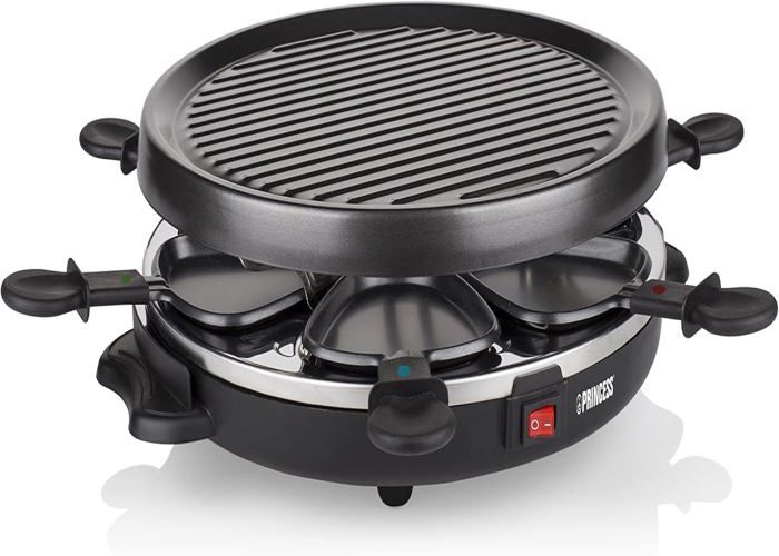 162725 Plaque Grille Raclette 800 W Noir - Cdiscount Electroménager