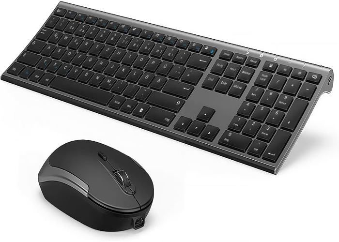 Clavier Sans Fil Avec Souris, Rechargeable, Kit Souris Sans Fil Pour ...
