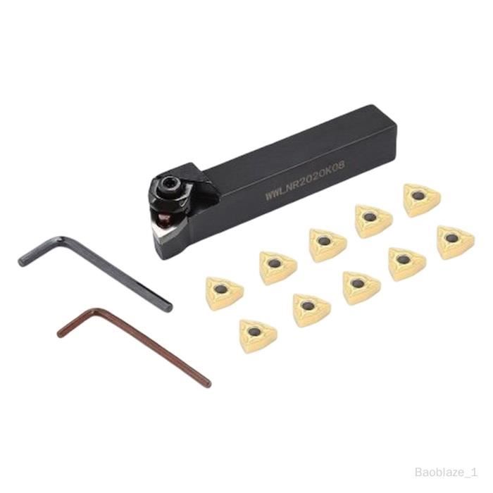 Porte-outil de tournage de tour Mwlnr2020K08 et remplacements d'inserts de tournage en carbure ...