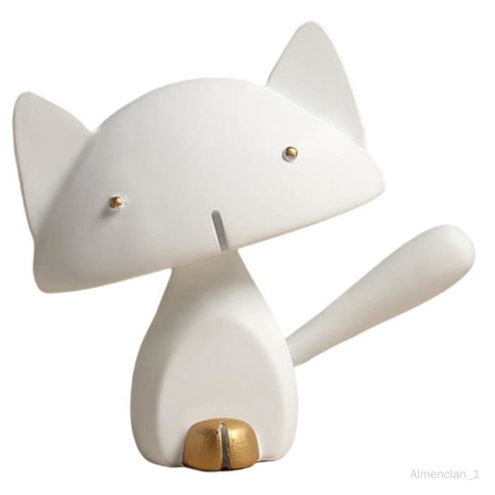 Intérieur extérieur Statues Art Chat Décor Statue, Polyrésine Étagère ...