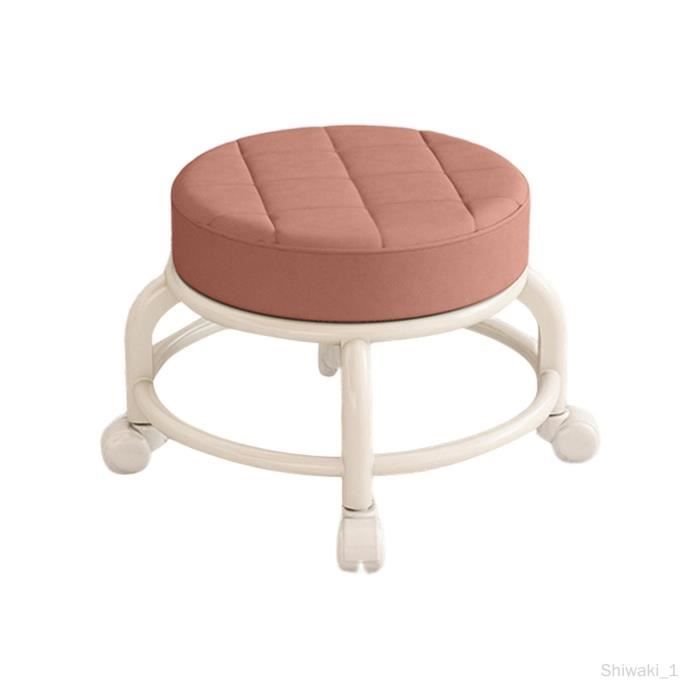 Siège à Roulettes Bas Tabouret Roulant Rotatif à 360 Degrés Faible ...