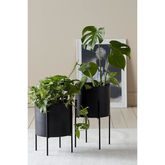 Milton - Pot De Fleurs Polyvalent En Fer Avec Armature Réversible Pour ...