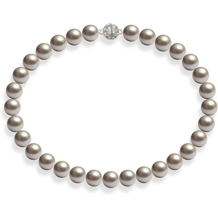 Collier De Perle Shell Tahiti-Mers Collier Perles Coquillage Nacré Les ...