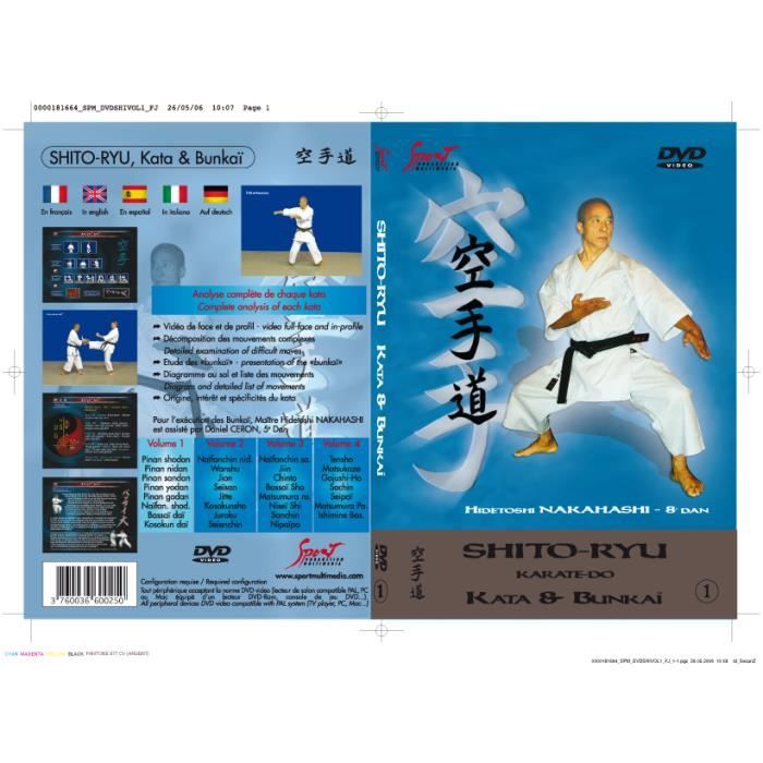 Karaté Shito-ryu - Kata & Bunkai - Hidetoshi Nakahashi - Vol. 1 - Cdiscount DVD