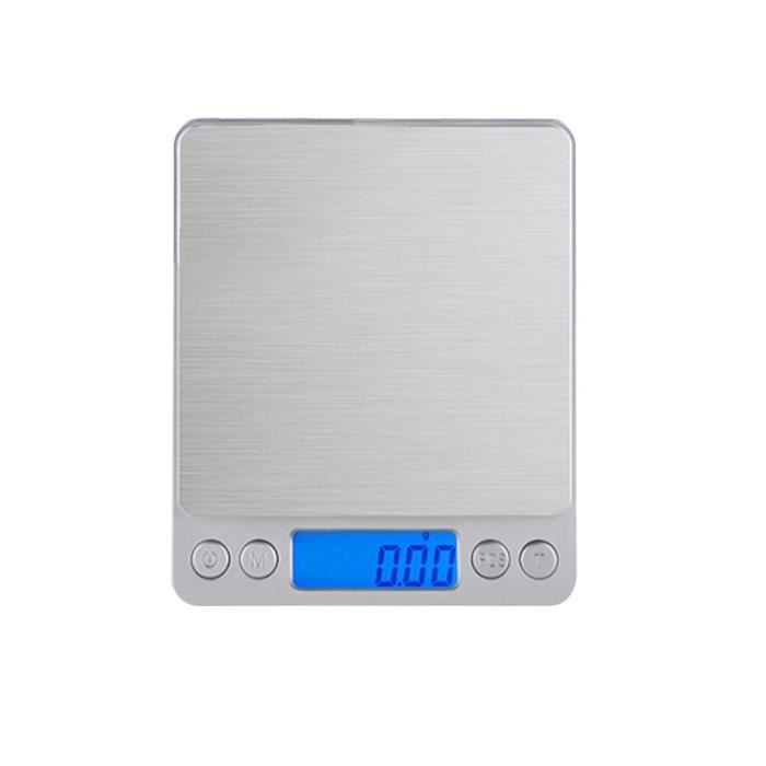 Balance Electronique Haute Précision Jusqu'À 0.1G - 0.01G Ecran Lcd Givré 1Kg-0.1G[h503 ...