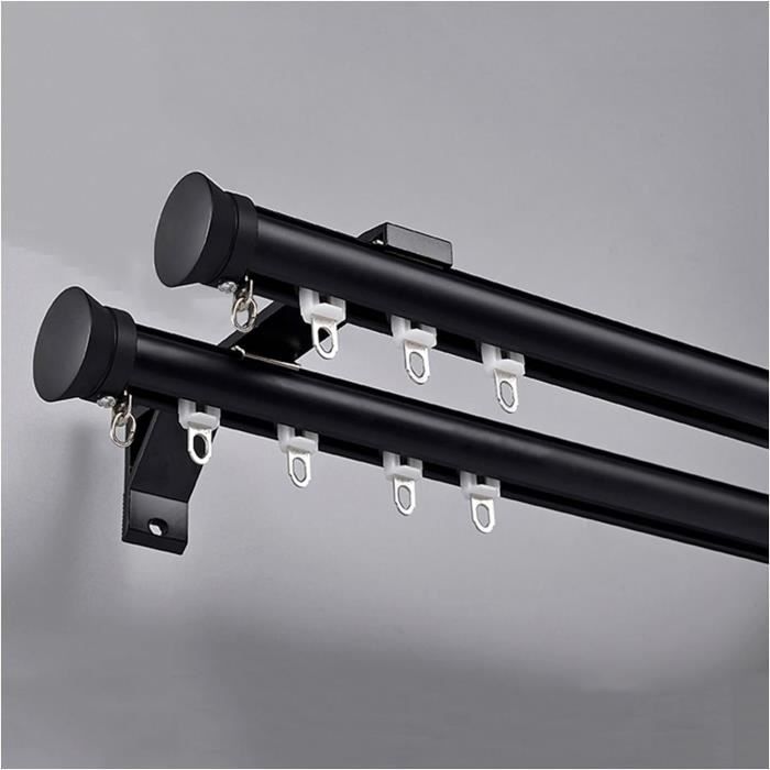 Tringle À Rideau Double À Fixation Murale, Ensemble De Rail En ...