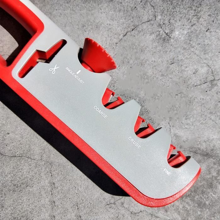 COC-7542325114602-Aiguiseur de couteaux à 4 étapes Affteur de couteaux à réglage d'angle ...