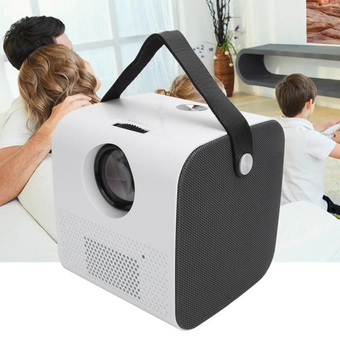 Projecteur portable HD 1080P avec fonction haut-parleur Bluetooth pour ...