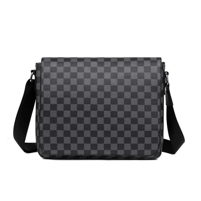 Sac à main Mode Homme En Cuir Pour Voyage Randonnée 31*8*24cm-Noir noir ...