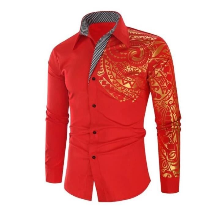 Chemise homme coupe slim ECELEN - manches longues - col classique ...