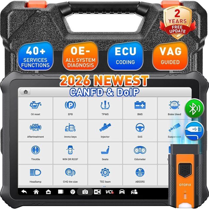 OTOFIX D1 PROS2 Valise de Diagnostic OBD2 Scanner Codage ECU 40 ...