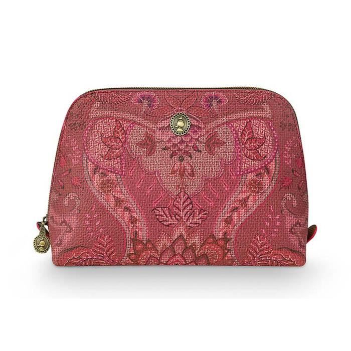 Pip Studio Cosmetic Bag Triangle M Kyoto Festival Dark Pink [188270 ...