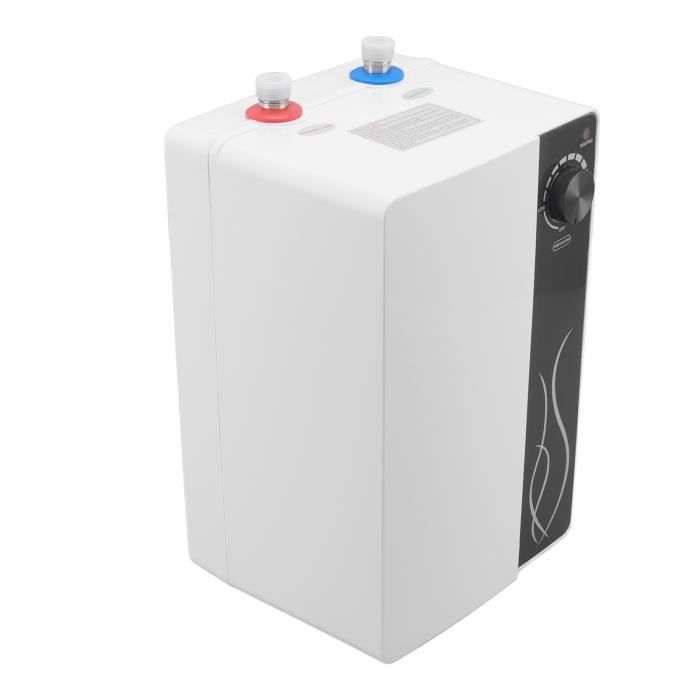 Qiilu Mini chauffe-eau Chauffe-eau électrique 8L Mini réservoir chauffe ...