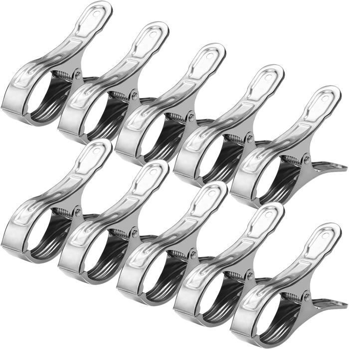 Pince A Linge Inox, 10 Pack Pince Serviette Plage Solides,Epingle A ... Pince A Linge Inox, 10 Pack Pince Serviette Plage Solides,Epingle A ...