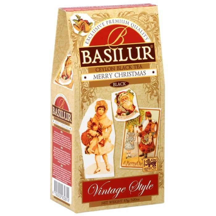 BASILUR Merry Christmas - Thé noir de Ceylan en feuilles avec des ...