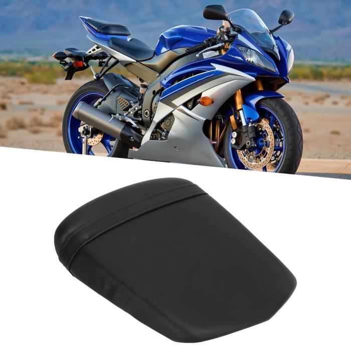 Shipenophy Siège de moto Siège de passager arrière de moto en cuir ...