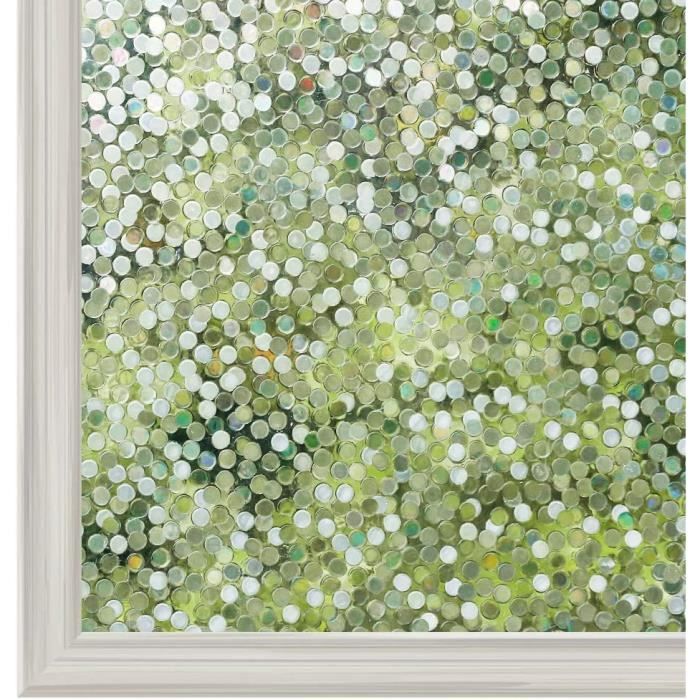 Rabbitgoo Film à Bandes électrostatique pour fenêtre de Salle de Bain, garantissant l’intimité ...