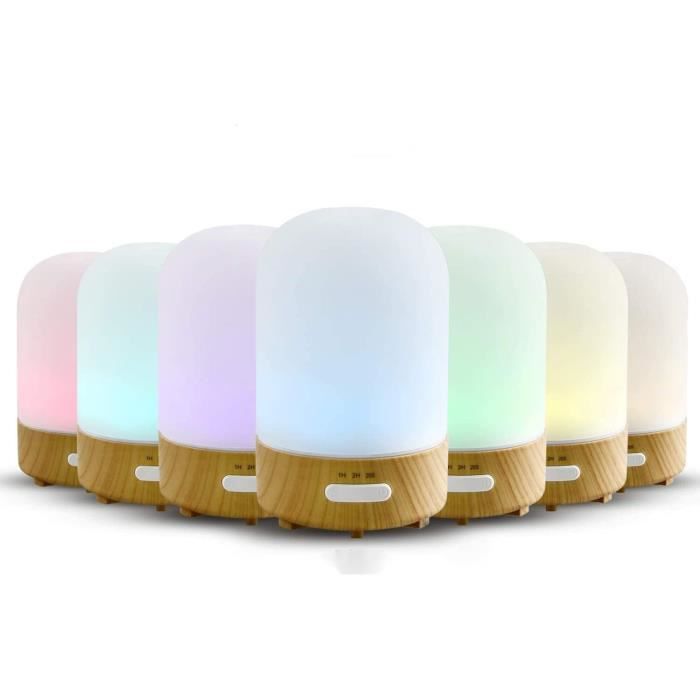 Fashome 100ml Diffuseur d'Huiles Essentielles 7 Couleurs de lère LED Silencieux Petite ...