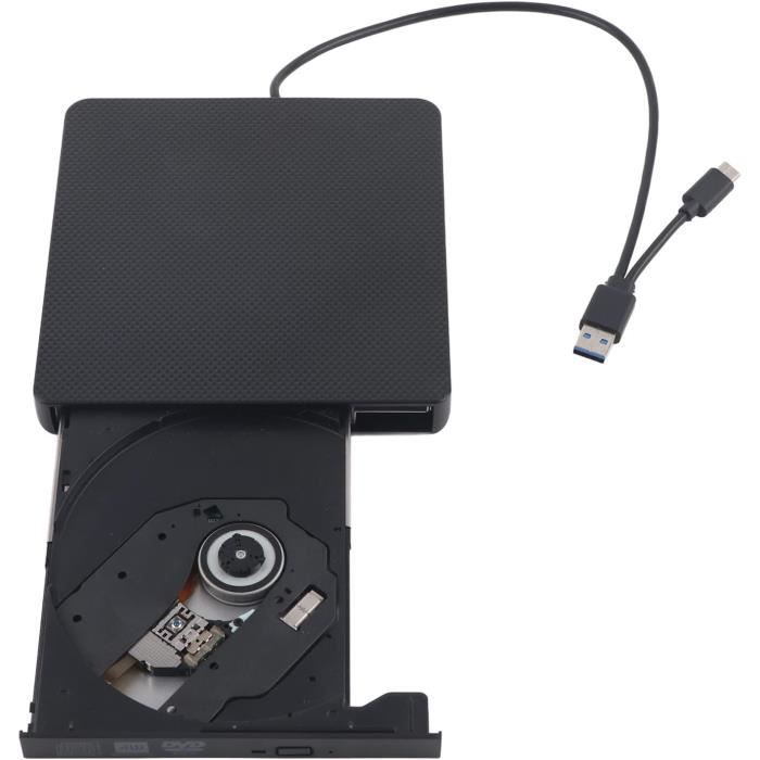 Graveur Dvd Externe, Usb 3.0 Type C Cd Dvd Lecteur Optique Graveur Usb ...