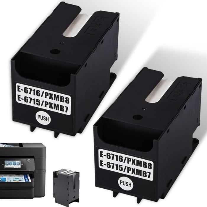 Tinten T6715 T6716 Lot De 2 Boîtes D'Entretien Compatibles Avec ...