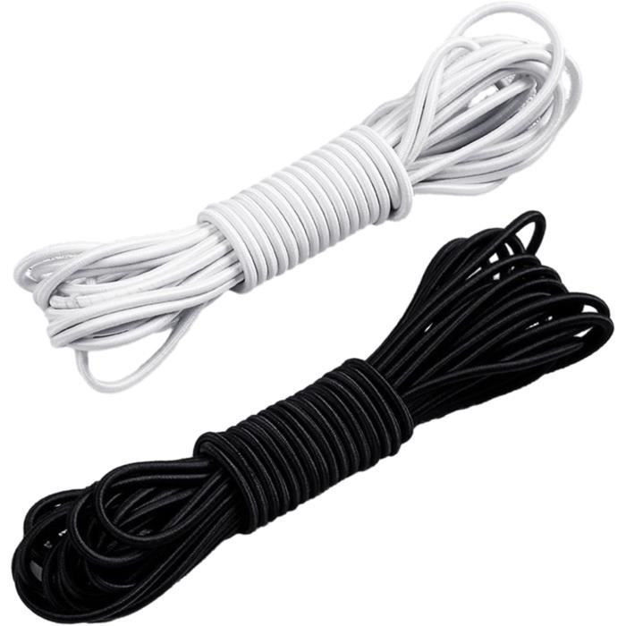 Corde Élastique De 20 M, Corde Élastique De 3 Mm, Corde Élastique Ronde ...