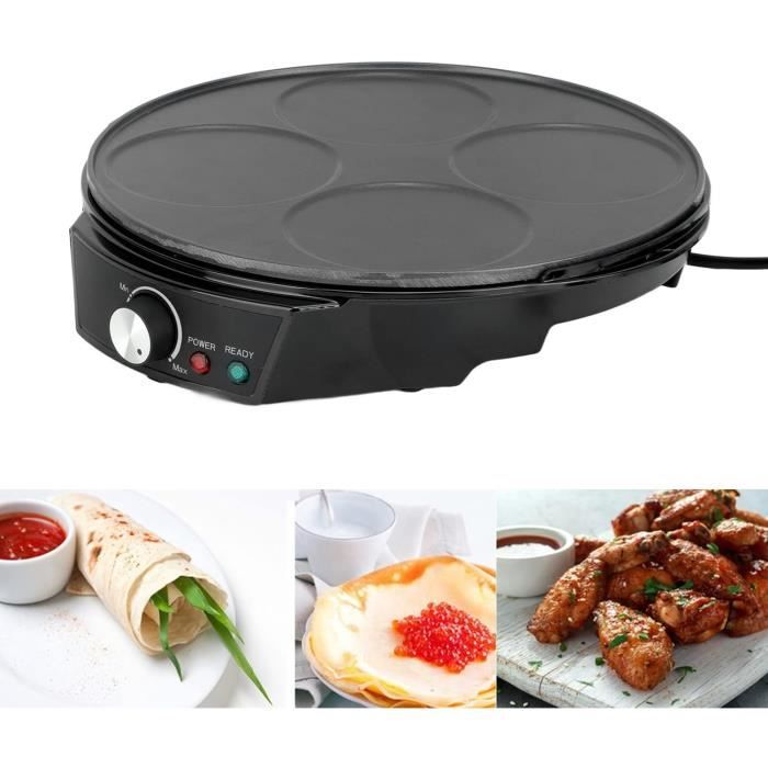 1200 W Crêpière Crêpe Churro Maker Électrique Crêpière Plaque Ronde ...
