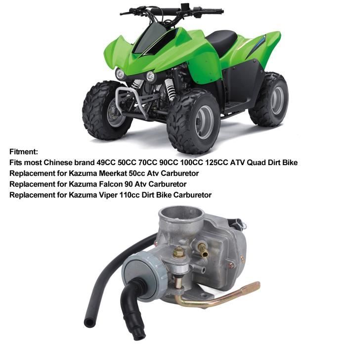 EAS Carburateur ATV Remplacement PZ20 pour Kazuma Meerkat Falcon Viper ATV Dirt Bike TAOTAO ...