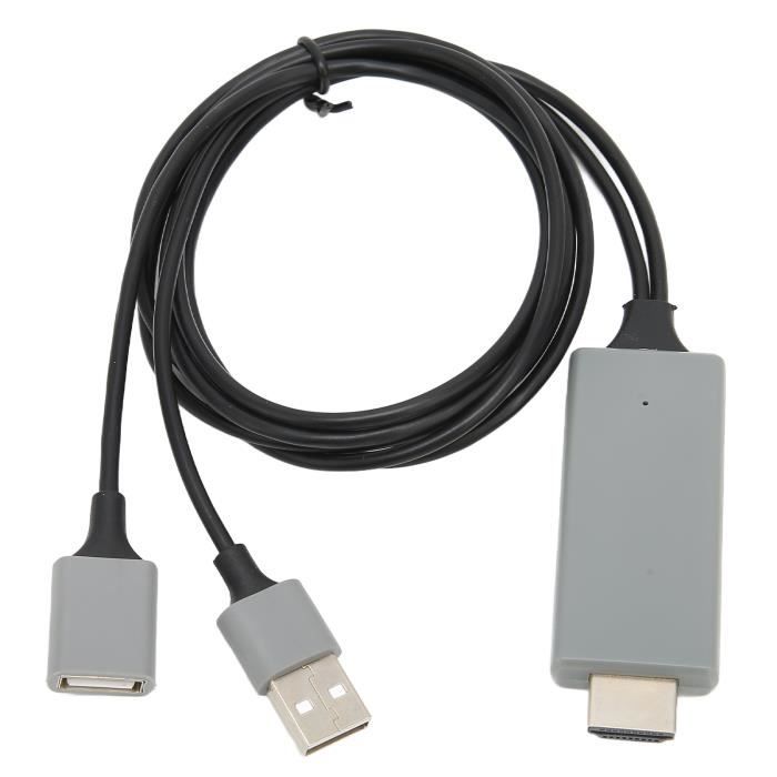 LMC Câble d'interface multimédia HD -Adaptateur USB vers HDMI pour ...