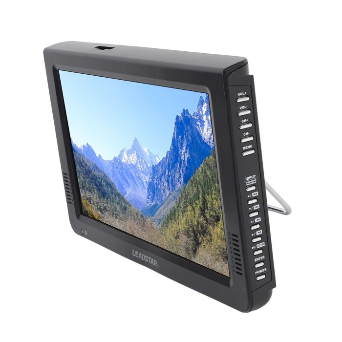 Qiilu Télé Portable 10' LED Numérique - Batterie 4000mAh, Écran Couleur ...