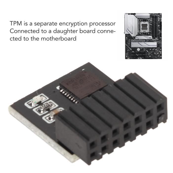 Duokon Module sécurisé TPM 2.0 pour carte mère ASUS - Stockage sécurisé ...