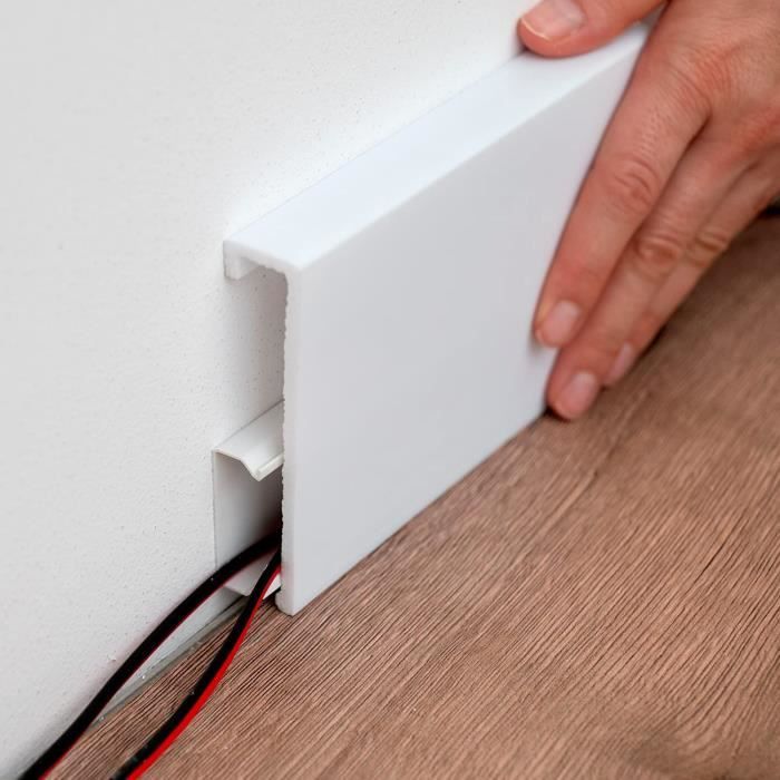 Plinthe coprimarmo de 2 mètres, dimensions 10 x 2,2 cm, socle en ...