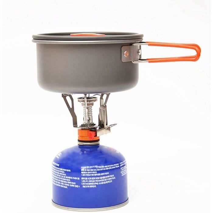 Mini Réchaud à Gaz Camping, Allumage Piezo 3000W Pliable Portable Léger ...