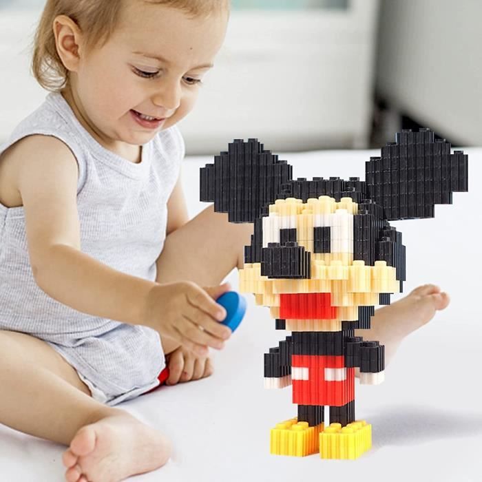 Mickey Cartoon Micro Diamond Blocs, Mickey Mouse Building Building ...