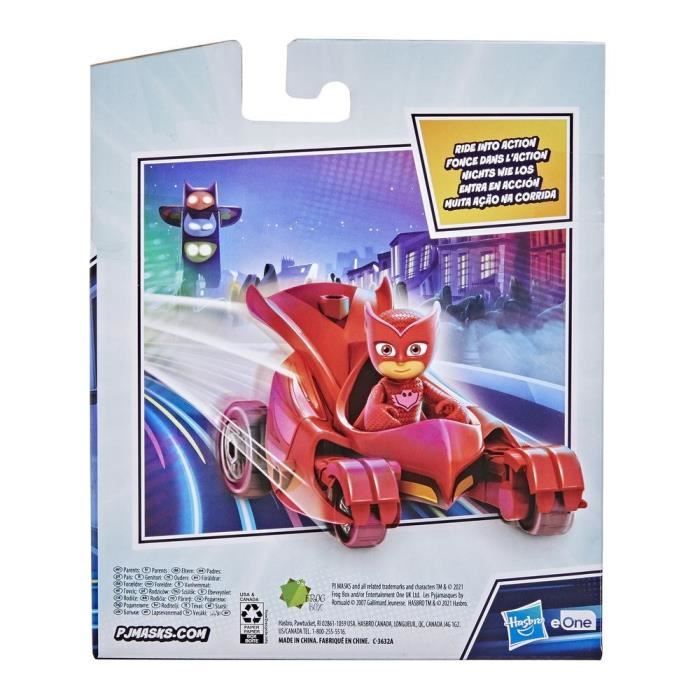 Pyjamasques - HASBRO - Véhicule Astro-Hibou avec figurine Bibou - Jouet ...