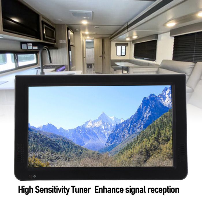 Qiilu Télé Portable 10' LED Numérique - Batterie 4000mAh, Écran Couleur ...