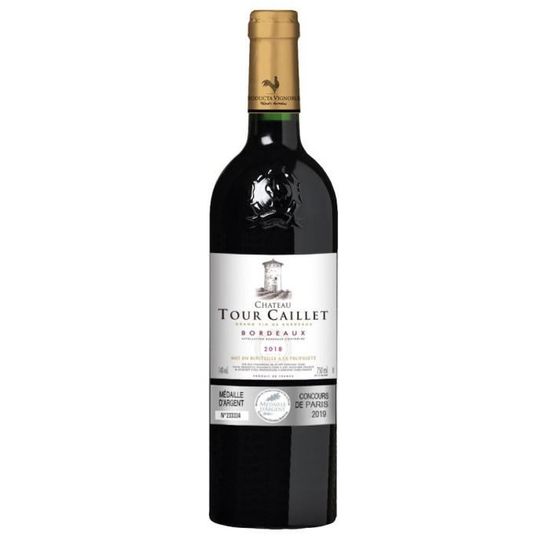 Vin Bordeaux Rouge Tour Caillet - La cave Cdiscount