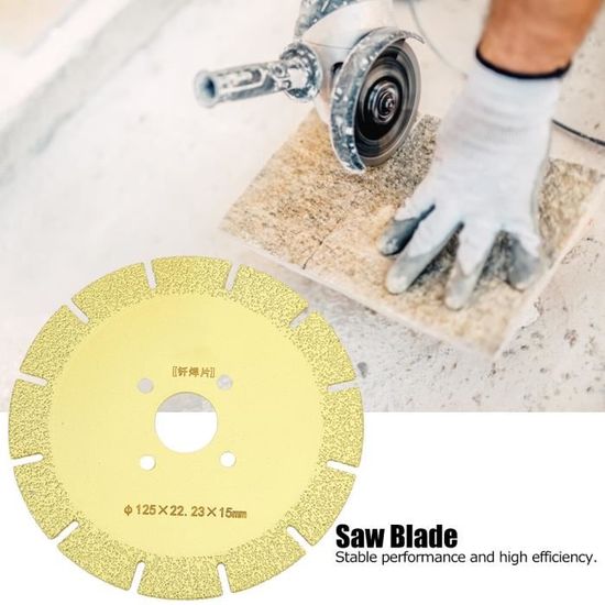 Cikonielf Lame de scie diamantée Saw Blade, Cast Iron Fiberglass Marble ...