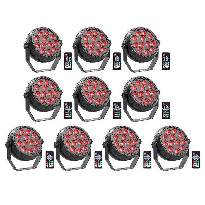 Jeux de Lumiere DJ 72W - UKING Lumières de Fête 12 LED RGBW ...