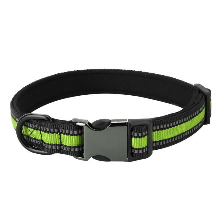 Collier pour chien - ATYHAO - Modèle 10697 - Vert fluo - Taille S ...
