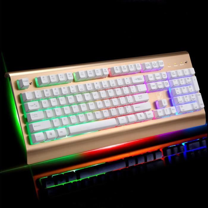 Clavier de jeu rétroéclairé rétroéclairé rétroéclairé par ...