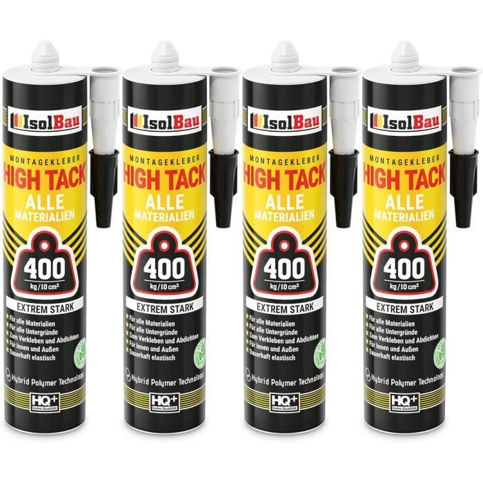 Colle De Montage High Tack 4 X 470 G Hybrid Ms Polymer Fix All Mastic ...