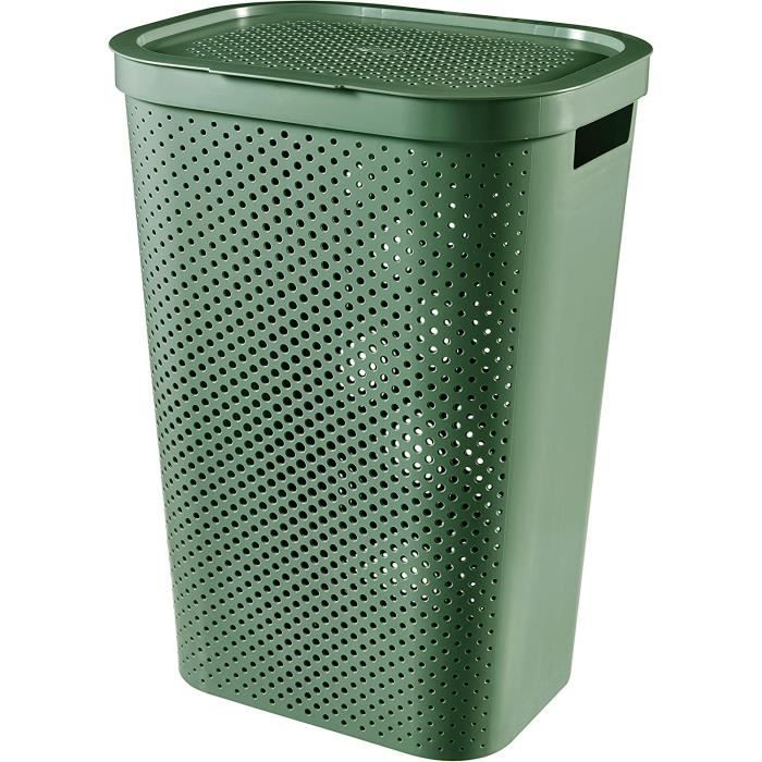 Coffre à Linge Infinity 60L,Bac à Linge Sale avec Couvercle,Bonne ... Coffre à Linge Infinity 60L,Bac à Linge Sale avec Couvercle,Bonne ...