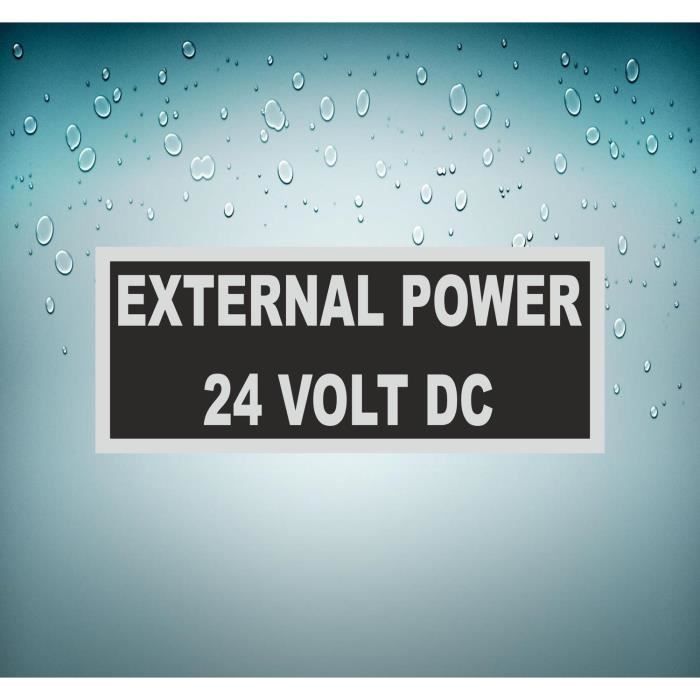 Autocollant sticker avion aviation 24 volt dc - Cdiscount Maison