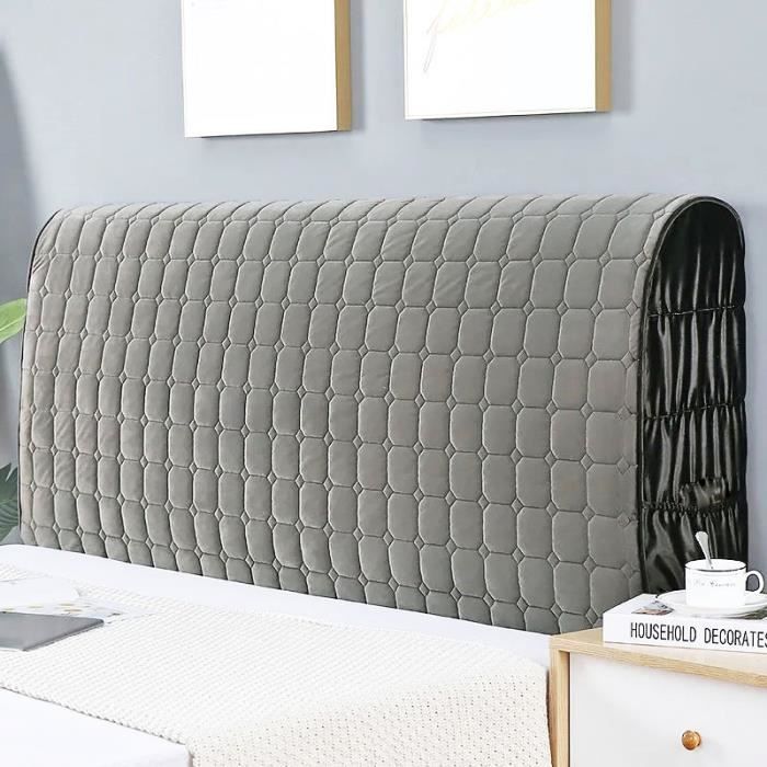 KOv-80 Couverture de chevet universelle en flanelle couvre-tête de lit ...